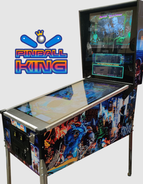 Pinball King | Standard 43-inch 4K Playfield | Dual Back-Glass Monitor ...