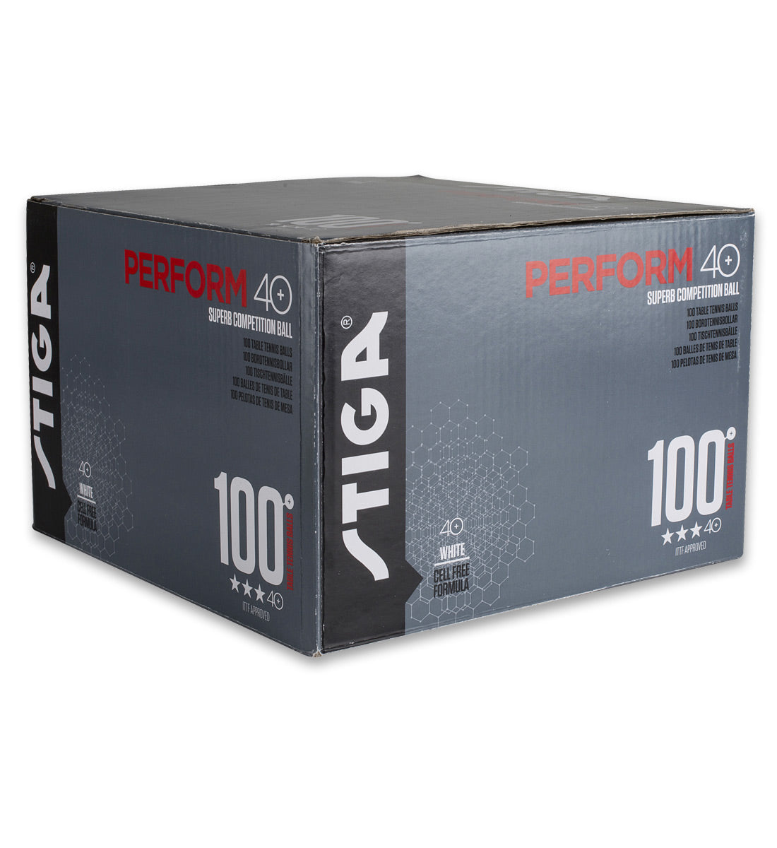 Stiga 3-Star Perform 40+ Ball Bulk Pack — GameRoomMasters