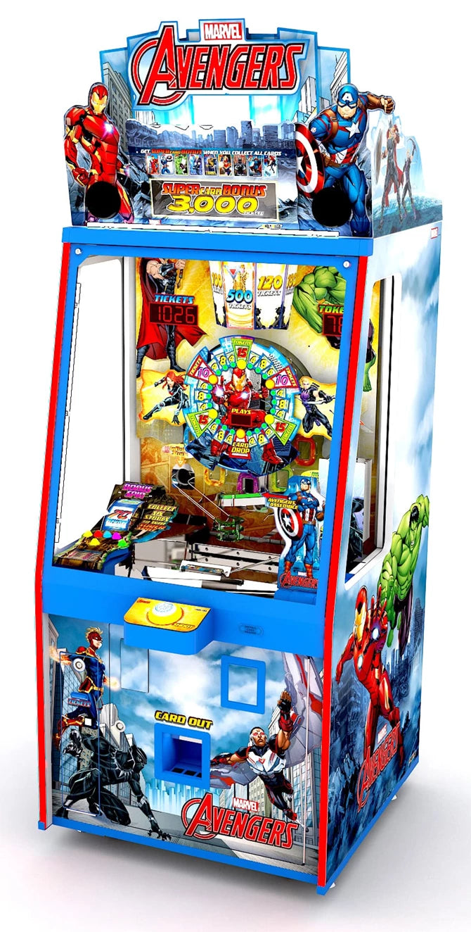 Andamiro | Marvel Avengers Coin Pusher Arcade Game - 1 | 2 | player ...