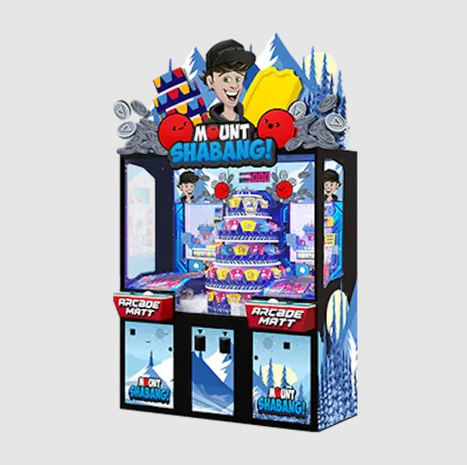 LAI Games | Matt's Mount Shabang | Coin Pusher |Arcade Game | 2-Player ...