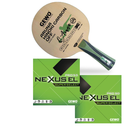 GEWO Aruna Power - Professional Table Tennis Racket with Nexxus Super ...