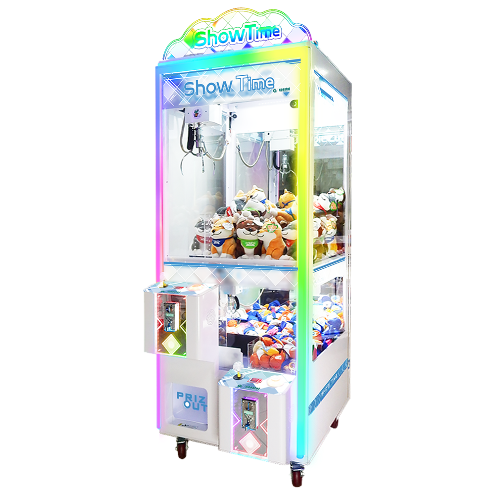 Coastal | Showtime | 30" | 2 Player | Crane Claw Machine — GameRoomMasters