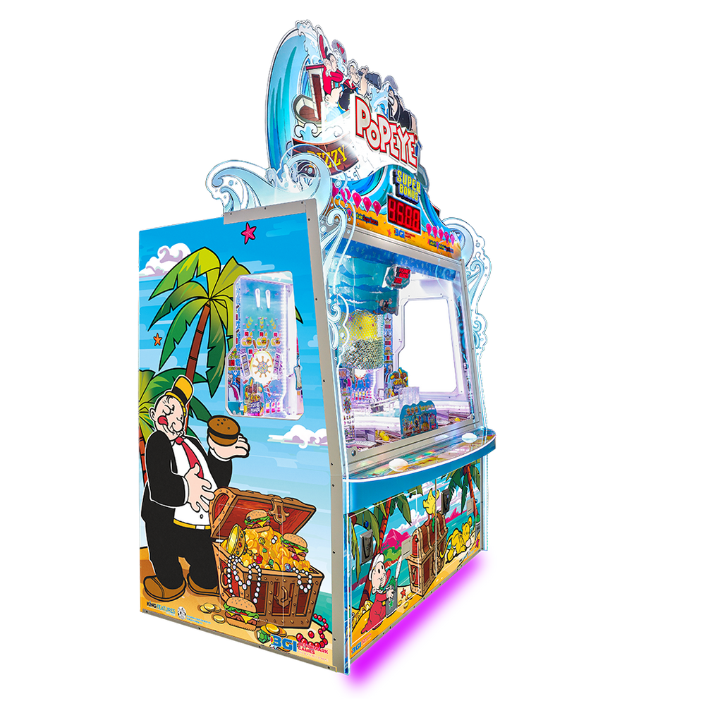 Benchmark | Popeye Dizzy Divers |Coin Pusher| Two-Player — GameRoomMasters