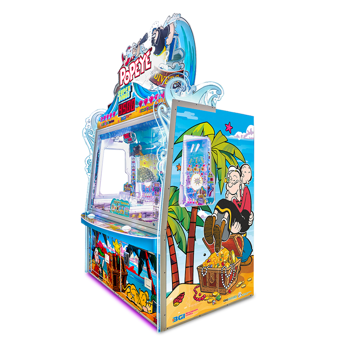 Benchmark | Popeye Dizzy Divers |Coin Pusher| Two-Player — GameRoomMasters