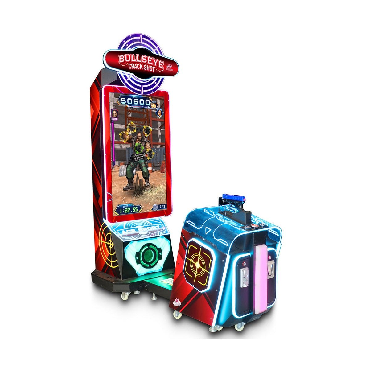Coastal | Bullseye Crack Shot - 1 | 2 Player | Ticket Redemption Game ...