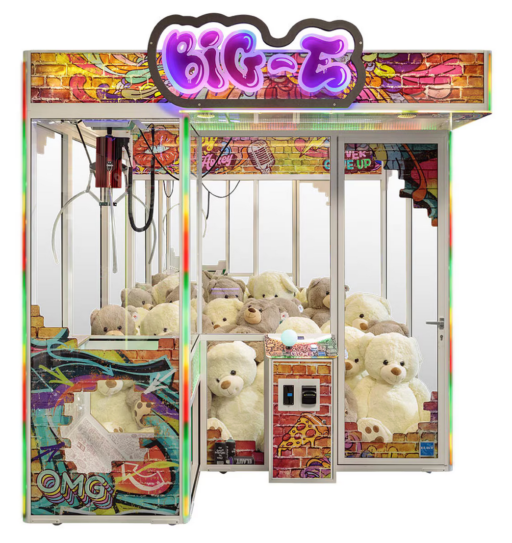 Big E Claw Machine - Smart Sensor - 6kg Lift — GameRoomMasters
