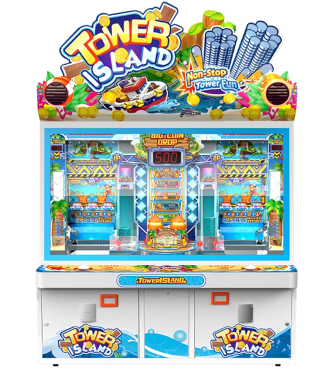 Bandai Namco | Tower Island | Coin Pusher | Arcade Redemption Game | 2 ...